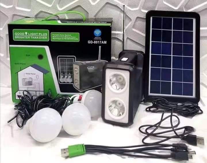 GD Solar light with radio/ Bluetooth, Furniture & Home Living, Lighting ...