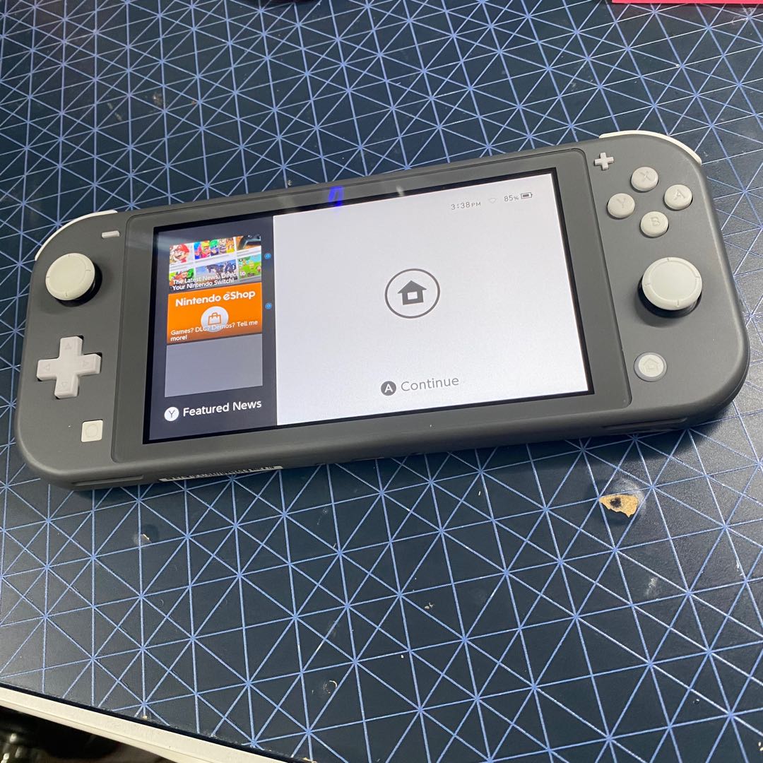 Grey Nintendo Switch lite in excellent condition, Video Gaming, Video ...