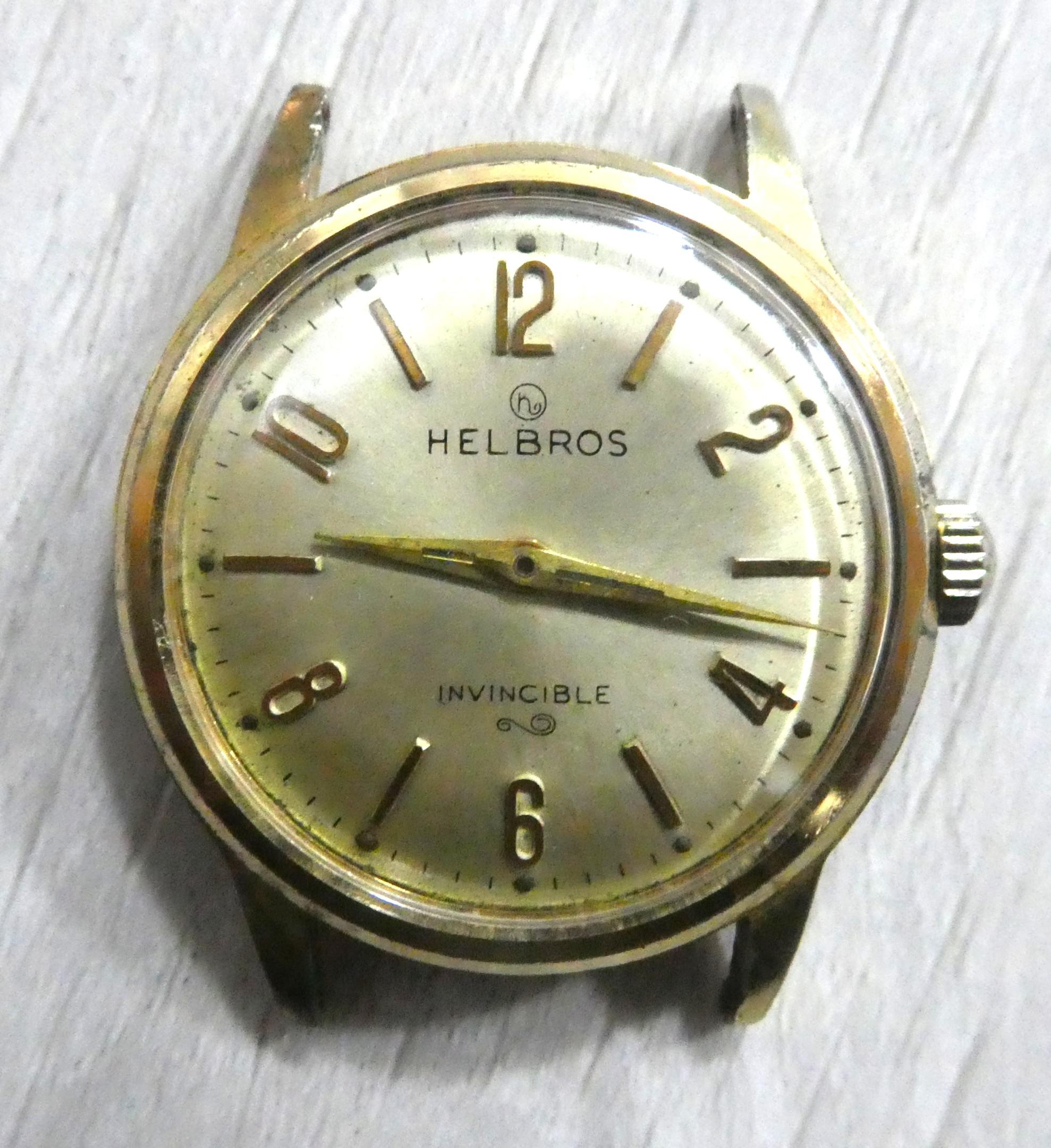 HELBROS Vintage Mechanical Manual Winding Wrist Watch, Luxury, Watches ...