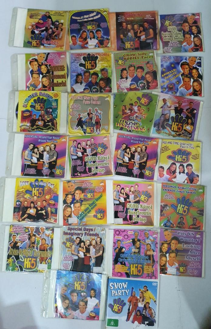 Hi 5 VCDs and 1 DVD, Hobbies & Toys, Music & Media, CDs & DVDs on Carousell