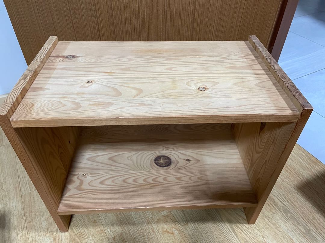 IKEA wooden rack, Furniture & Home Living, Furniture, Shelves, Cabinets ...