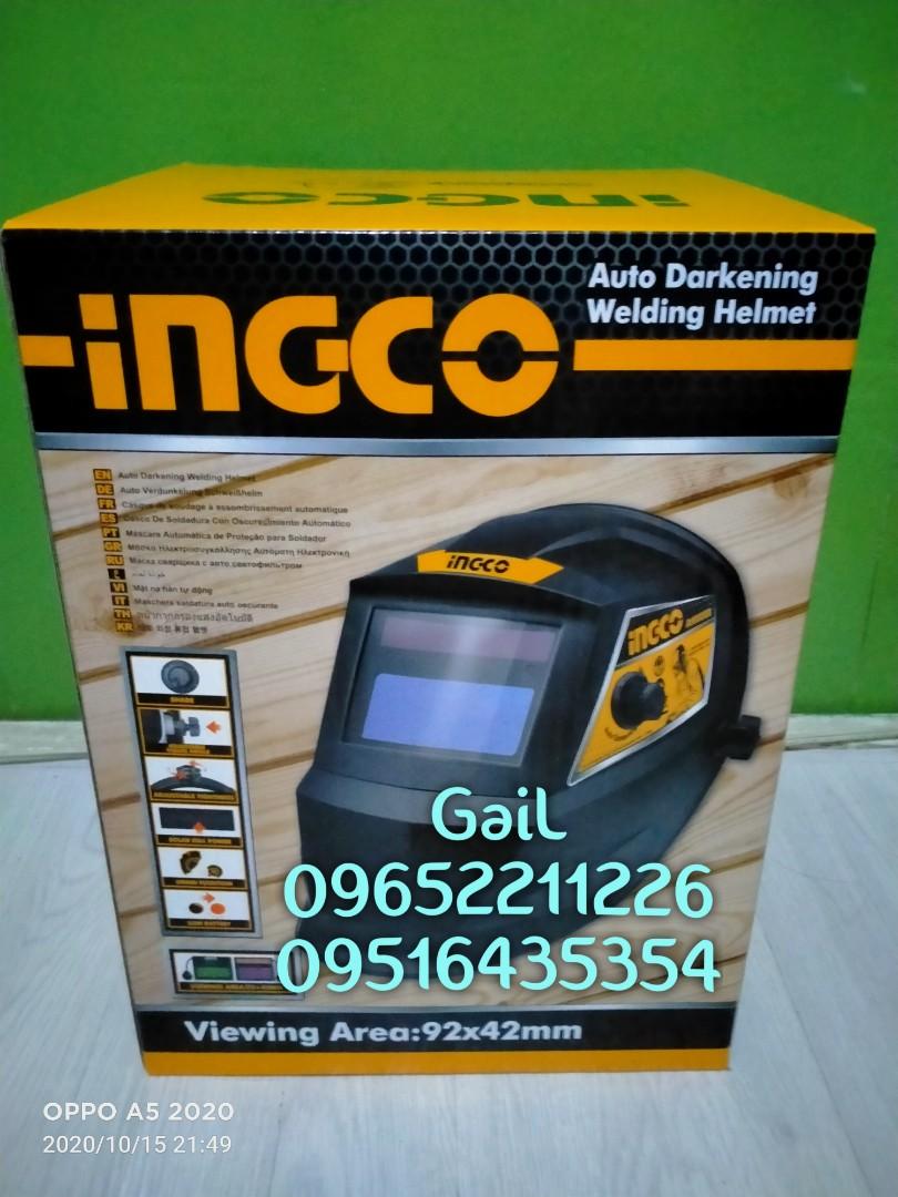 INGCO AHM008 Auto Darkening Welding Helmet - Heavy Duty Class ...