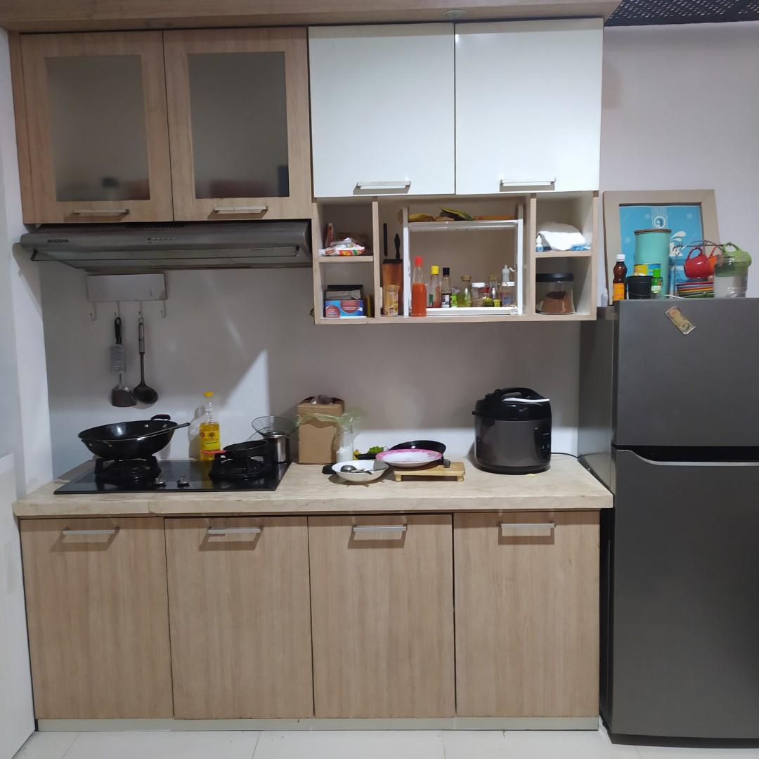 Kitchen set minimalis bekas berkualitas lengkap dengan kompor tanam ...