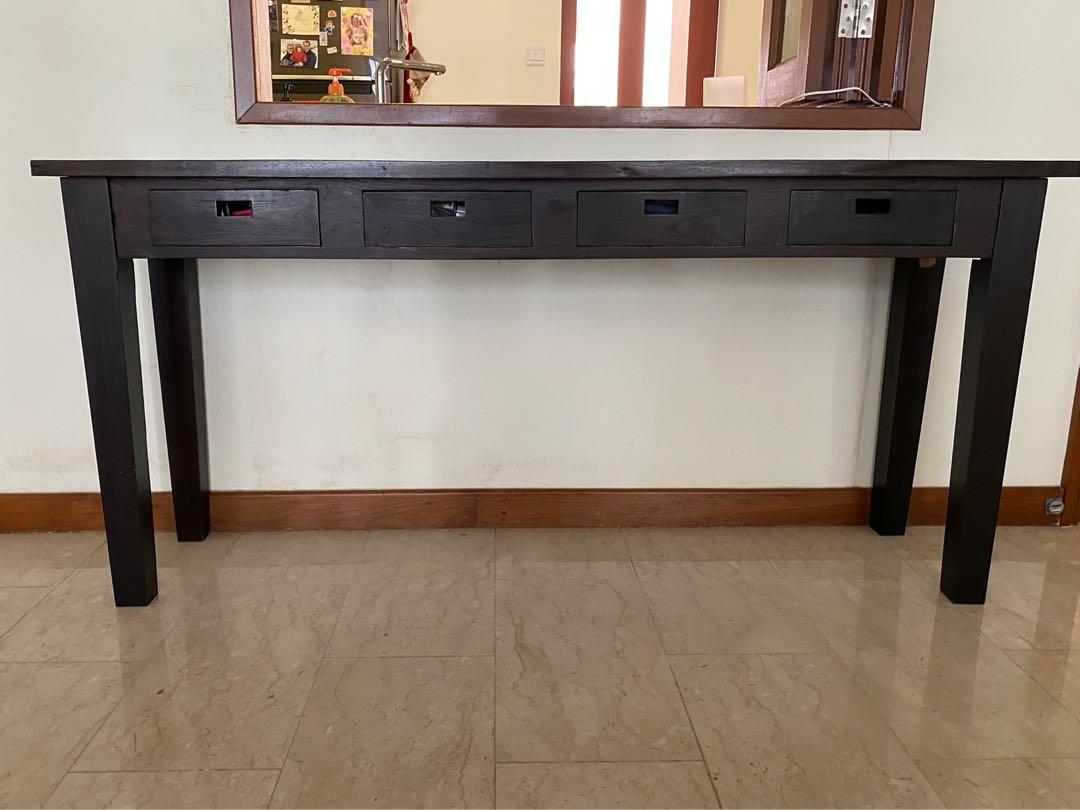 Long display table, Furniture & Home Living, Furniture, Tables & Sets ...