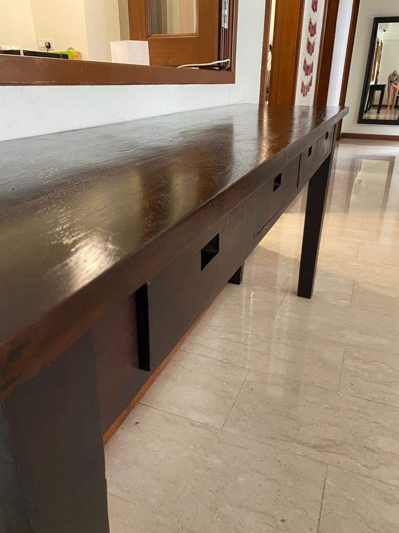 Long display table, Furniture & Home Living, Furniture, Tables & Sets ...