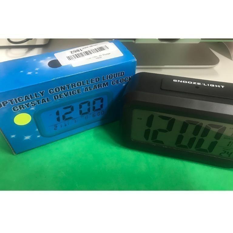 LED Digital Alarm Clock, Optically Controlled Liquid Crystal Device ...