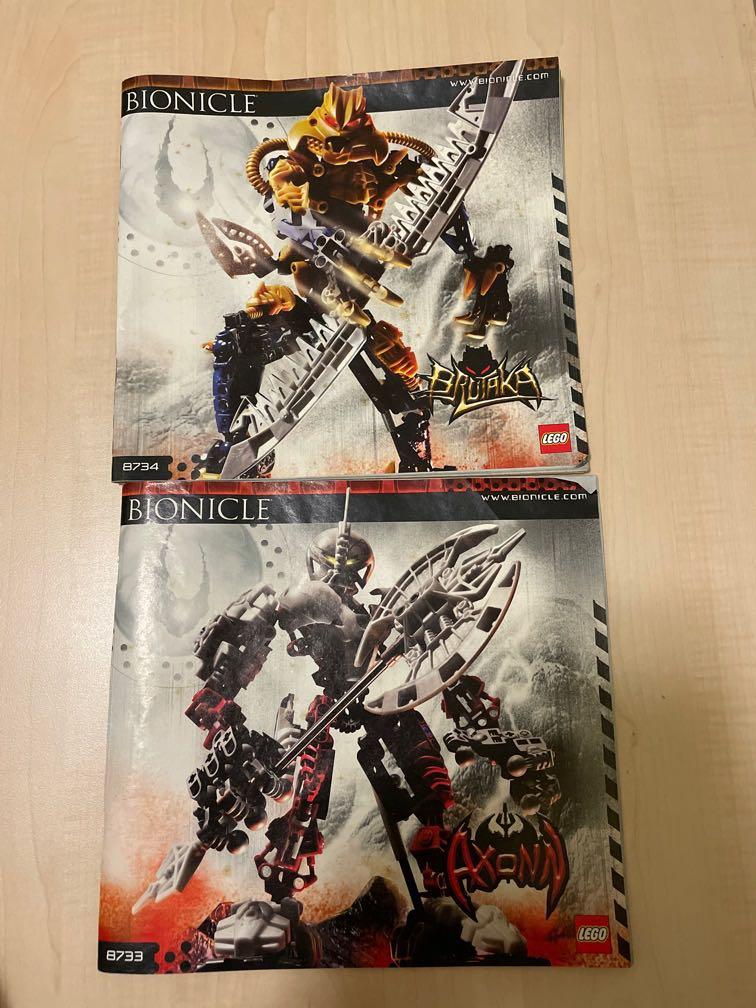 Lego Bionicle Axonn & Brutaka (Lego 8733 & 8734), Hobbies & Toys, Toys ...