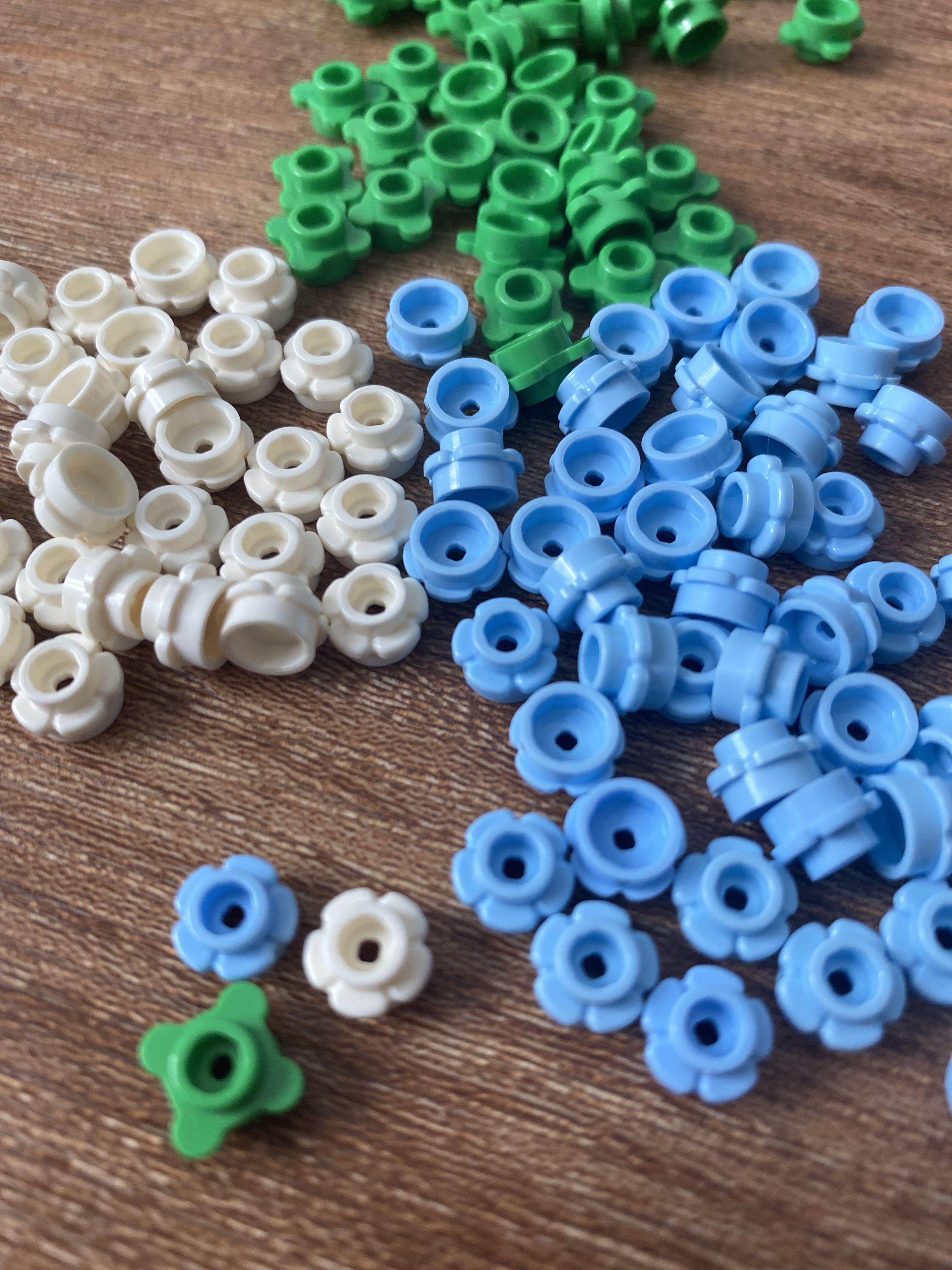 LEGO Flower studs 1x1 plant (100 pcs), Hobbies & Toys, Toys & Games on ...