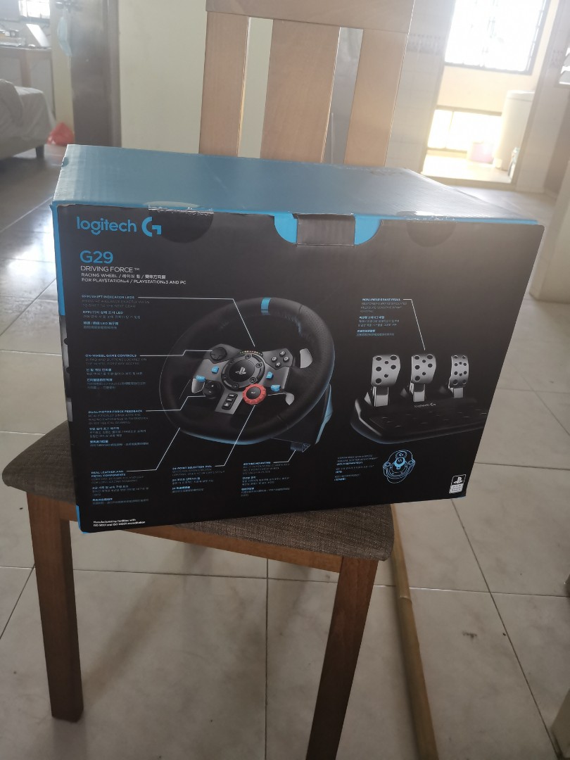 Logitech G29 Racing Simulator, Video Gaming, Video Games, PlayStation ...
