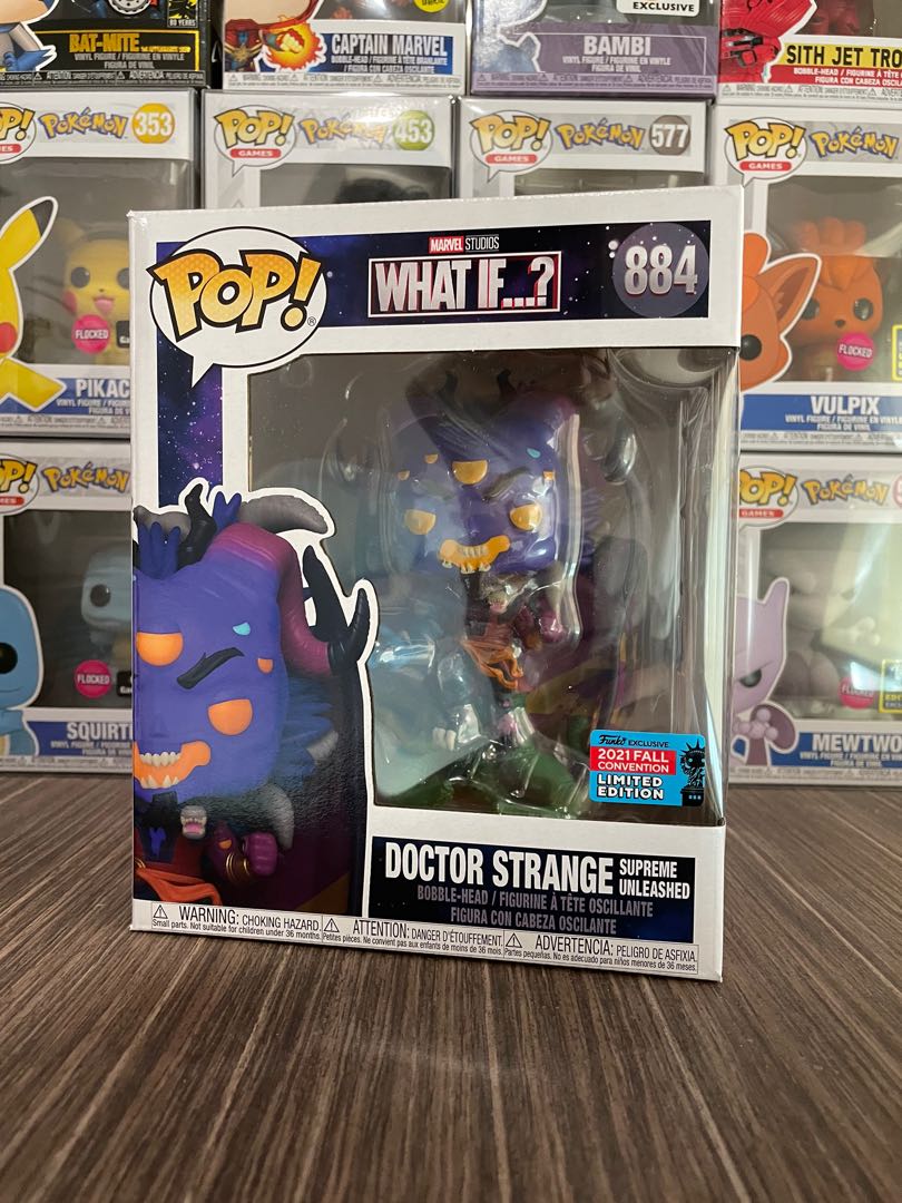 Marvel What If: Doctor Strange Supreme Unleashed 6 Inch Funko Pop (2021 Fall Convention NYCC ...