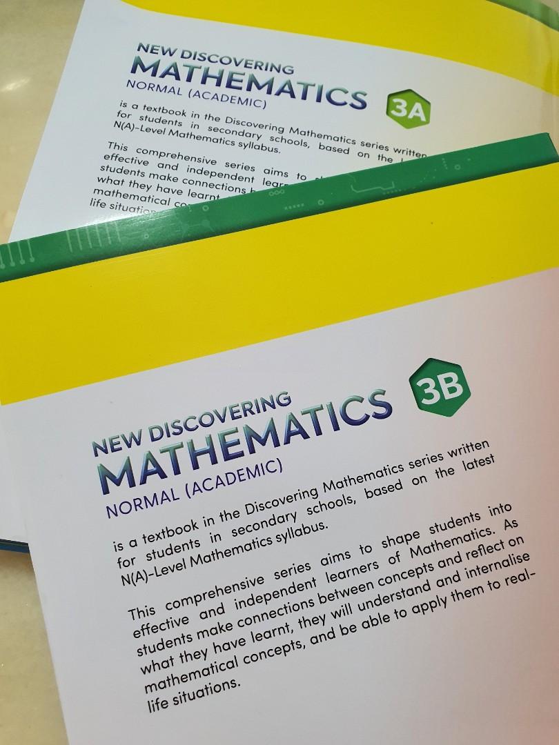 Secondary 3 Mathematics Textbook. Normal Academic (Year of 2022 ...