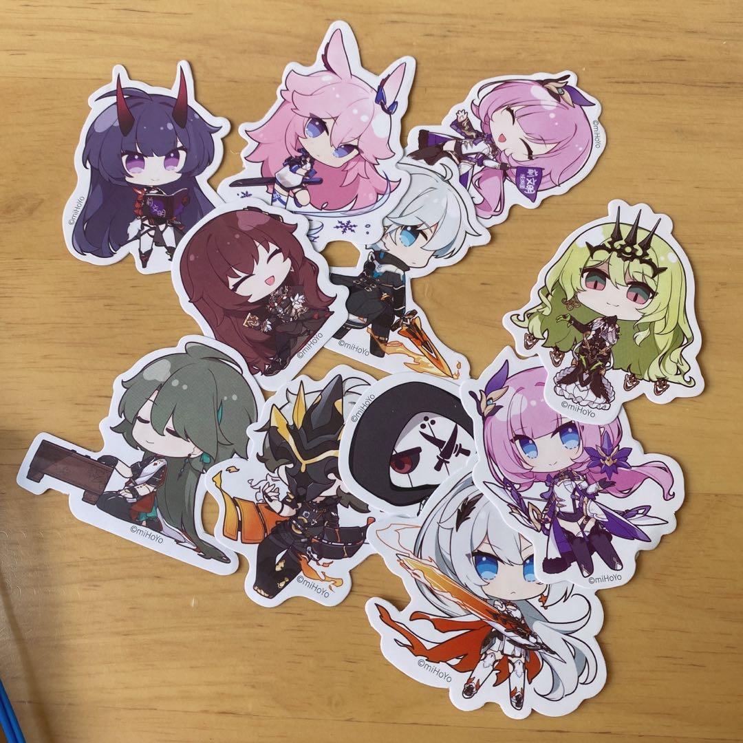 Mihoyo Honkai Impact 3 Sticker Set 崩坏3, Hobbies & Toys, Memorabilia ...