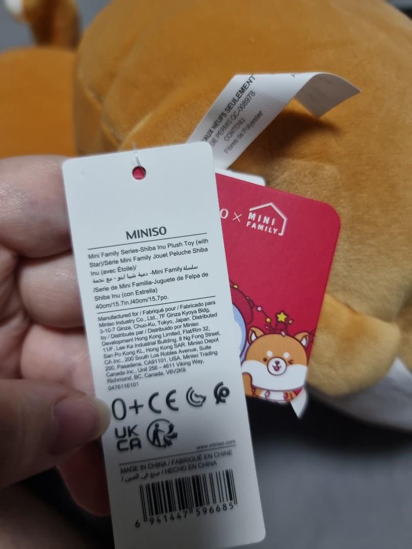 Miniso shiba inu plush toy, Hobbies & Toys, Toys & Games on Carousell