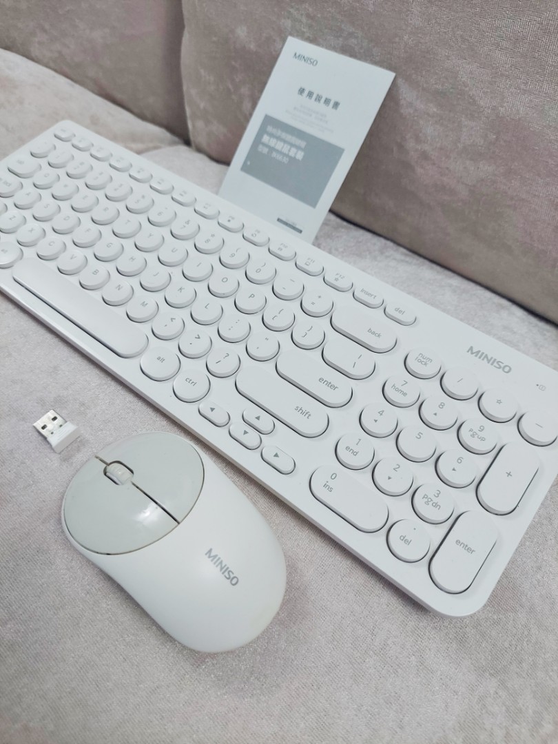 Miniso Wireless Keyboard And Mouse Computers And Tech Parts And Accessories Computer Keyboard On