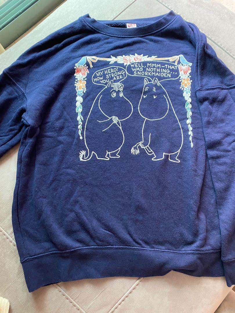 moomin uniqlo sweater, Women's Fashion, Tops, Longsleeves on Carousell