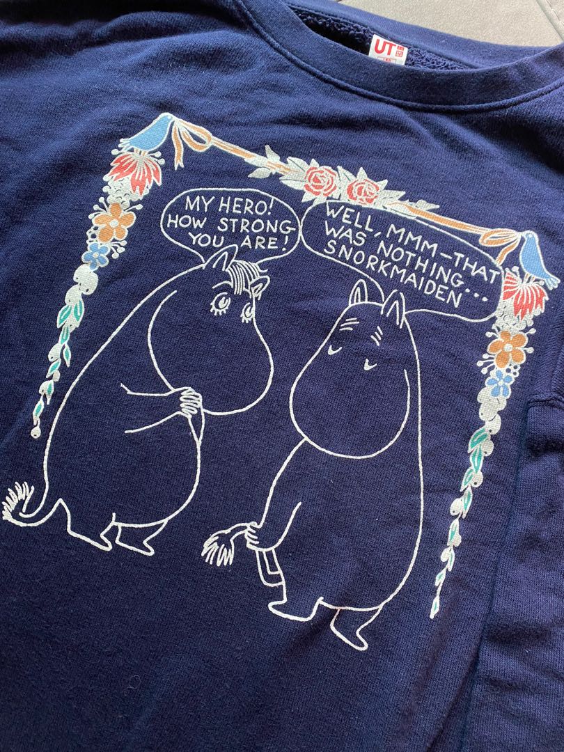 moomin uniqlo sweater, Women's Fashion, Tops, Longsleeves on Carousell