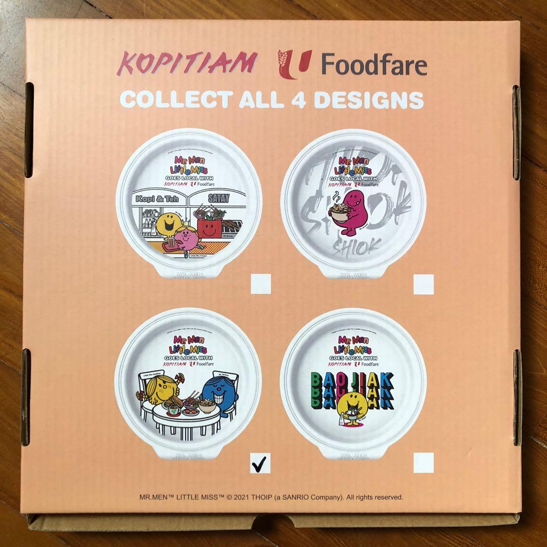 Mr Men Little Miss Goes Local Plate (Large), Furniture & Home Living ...