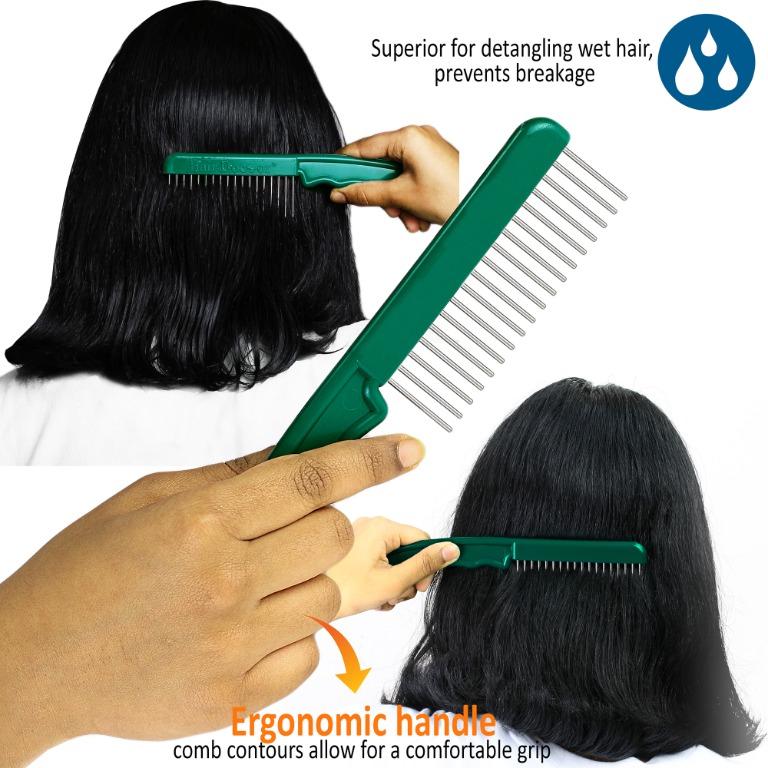 Original Hair Doctor Extra-Long Tooth Comb - Purple/Lavender, Beauty ...