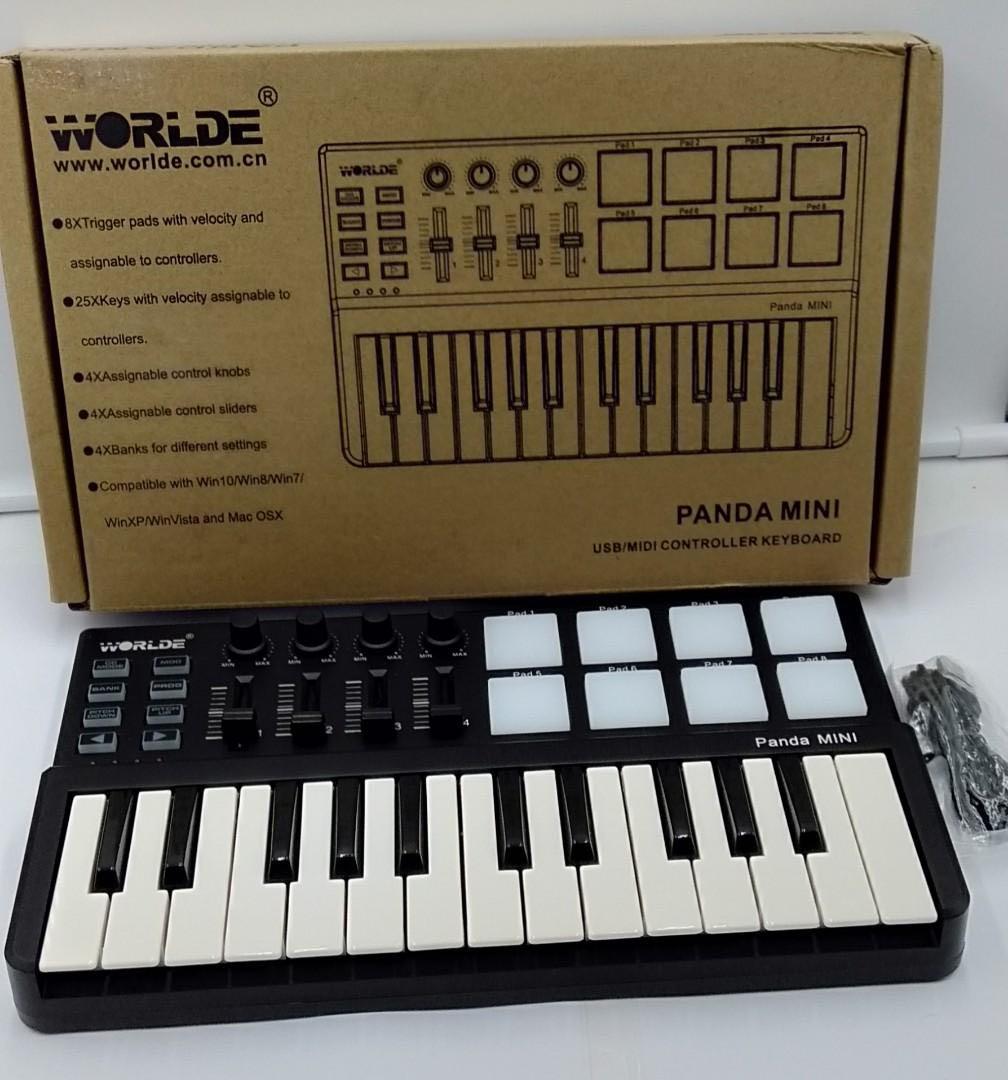 Panda mini controller keyboard/ electric piano, Hobbies & Toys, Music ...