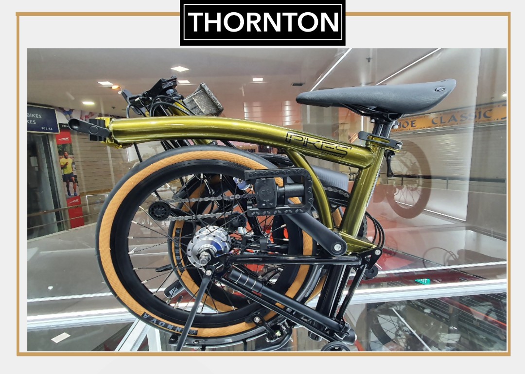 PIKES 6Speed, 16inch. Trifold. Foldable Folding Bicycle Bike. Thornton ...