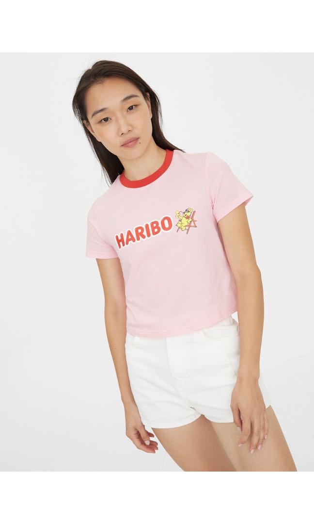 Pink haribo tshirt, Women's Fashion, Tops, Shirts on Carousell