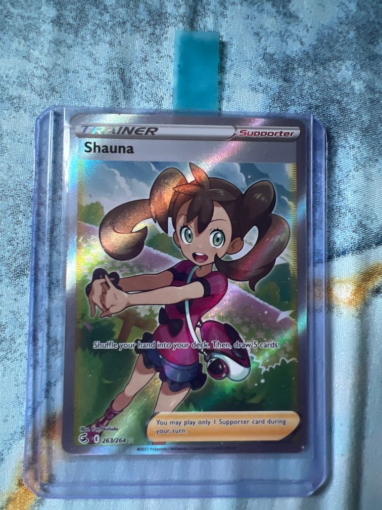 Pokemon TCG Shauna Full Art Trainer Ultra Rare - SS8 Fusion Strike ...