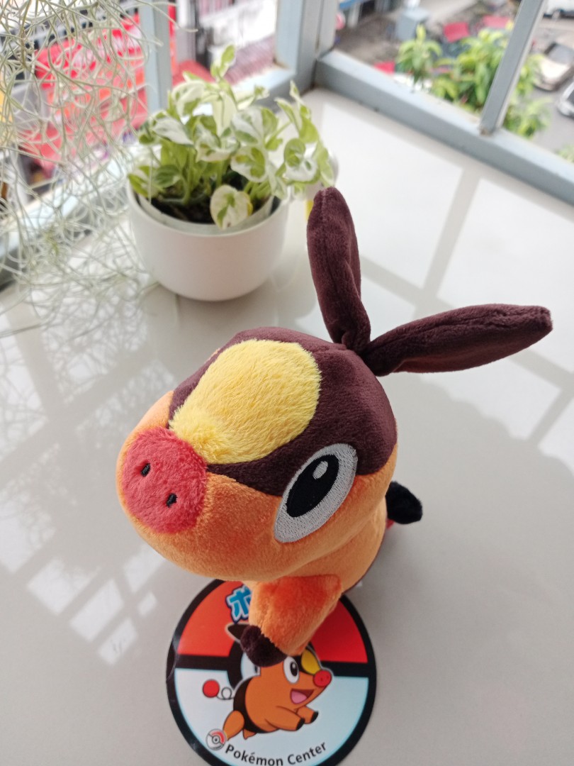 Pokémon center_Tepig plush toy, Hobbies & Toys, Collectibles ...