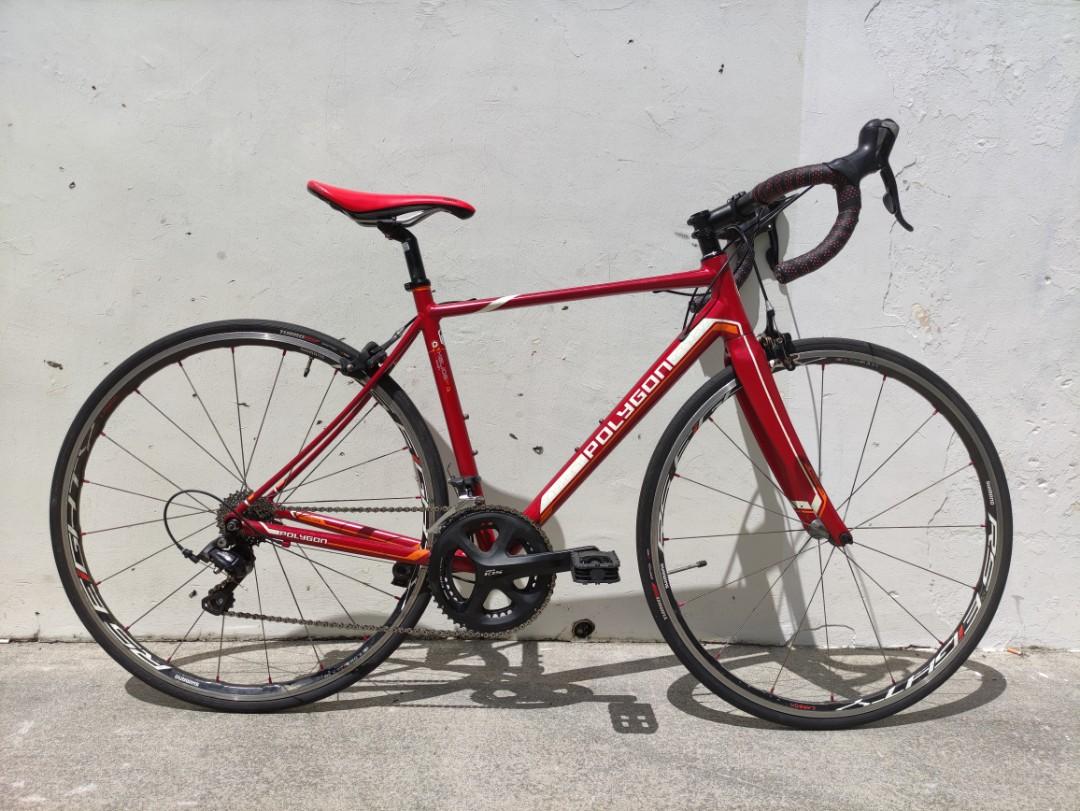 Polygon Helios F3 with Shimano Carbon Wheelset Size 50 Drop bar road ...