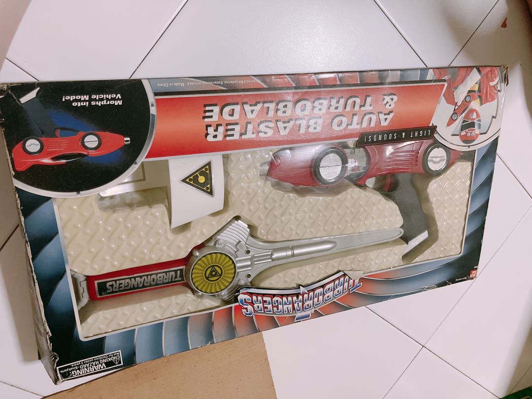 Power ranger turbo auto blaster & turbo blade, Hobbies & Toys, Toys ...