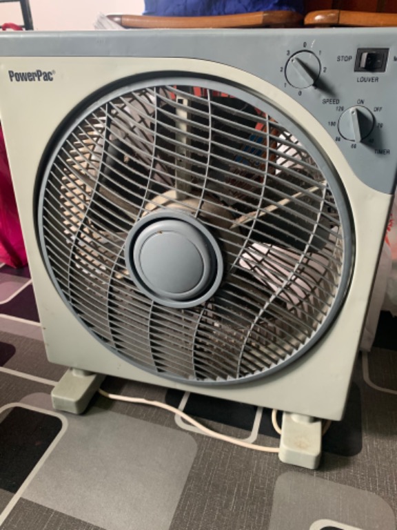 POWERPAC FAN BOX TYPE, Furniture & Home Living, Lighting & Fans, Fans ...