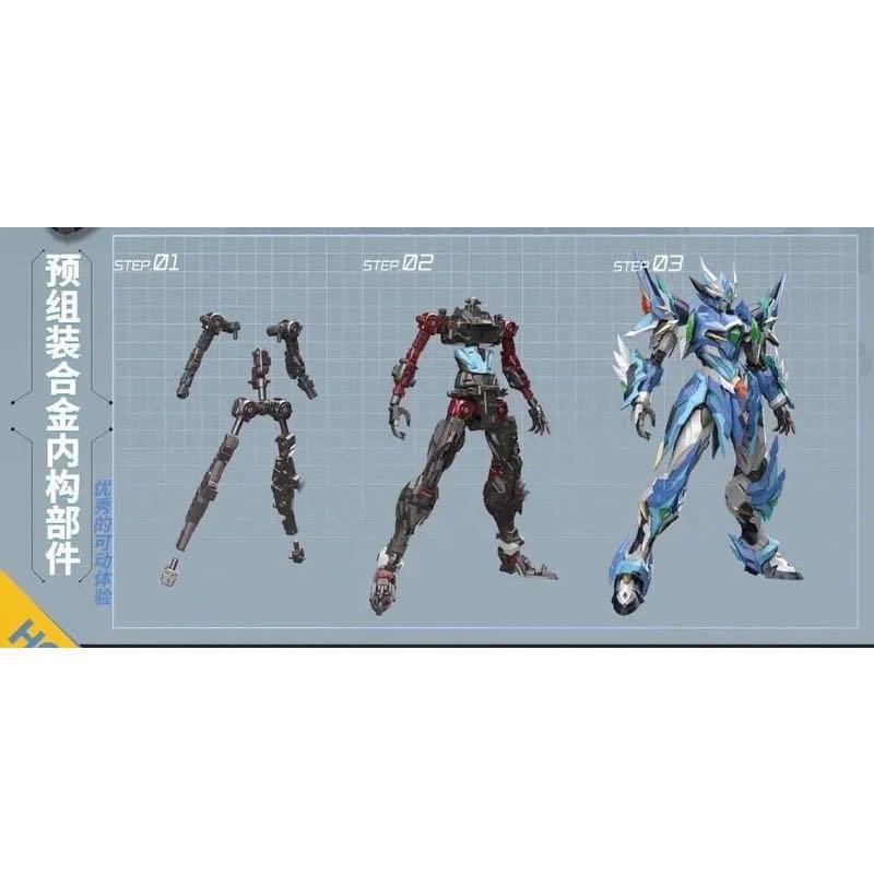 [Pre-order] Motor Nuclear AoBing Blue Dragon Assembly Model Kit ...