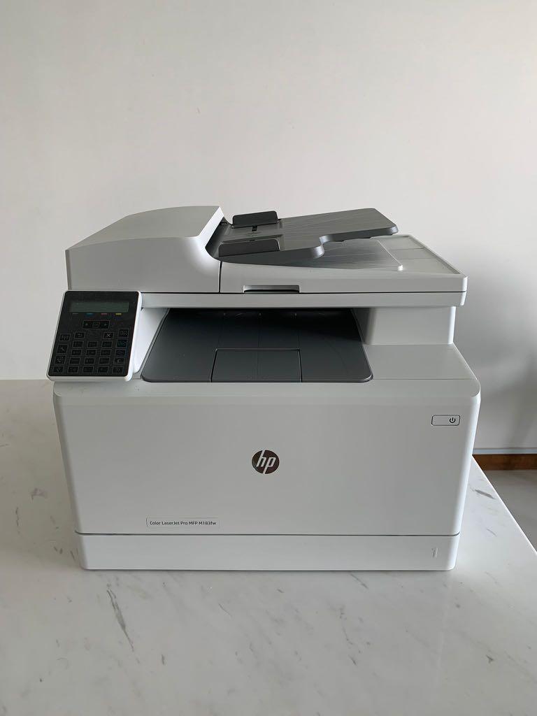 Printer - HP M183Fw colour laser jet pro, Computers & Tech, Printers ...