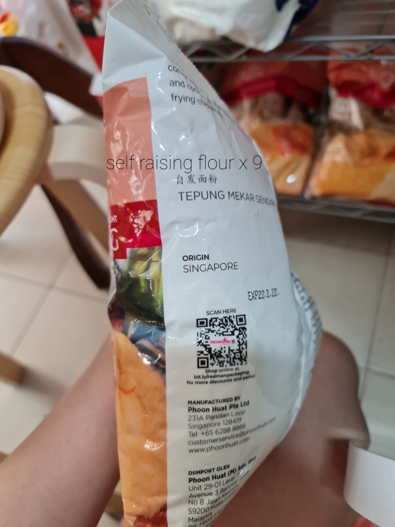 Redman Self Raising Flour 1kg, Food & Drinks, Homemade Bakes on Carousell