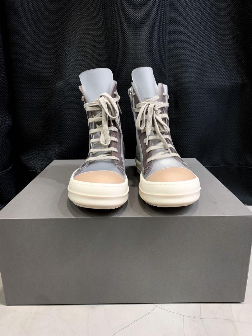 Rick Owens Ramones High, Men's Fashion, Footwear, Sneakers on Carousell