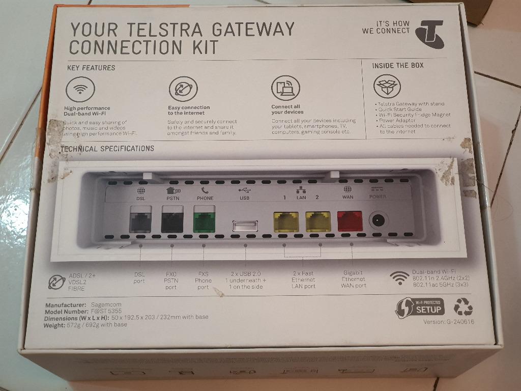 Sagemcom Fast 5355 Modem, Computers & Tech, Parts & Accessories ...