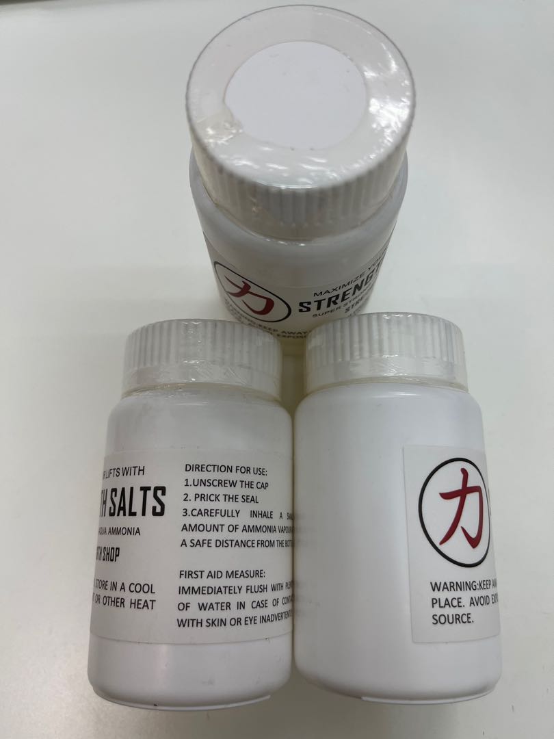 Strength shop smelling salt, Strength salt, imported from UK ...