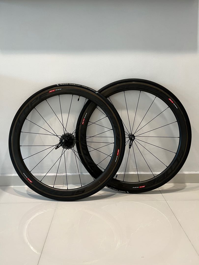 Scope R4 carbon ceramic wheelset 2020, Sports Equipment, Bicycles ...