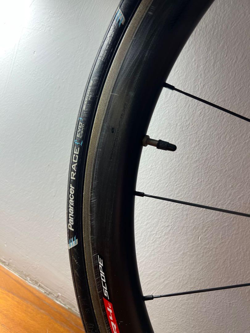 Scope R4 carbon ceramic wheelset 2020, Sports Equipment, Bicycles ...