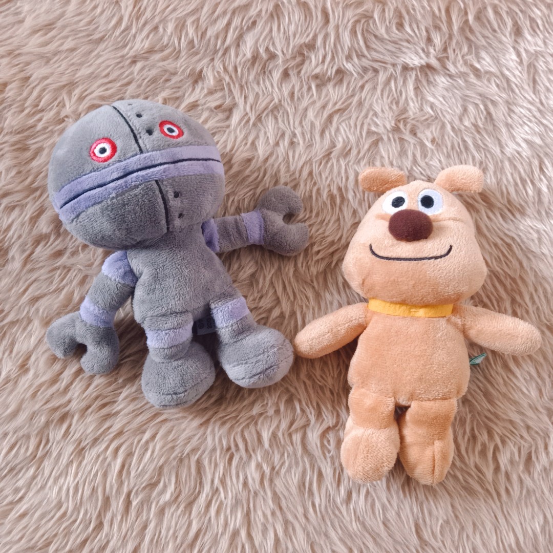 Sega Anpanman Cheese and Baikinman Robot Plush, Hobbies & Toys, Toys ...