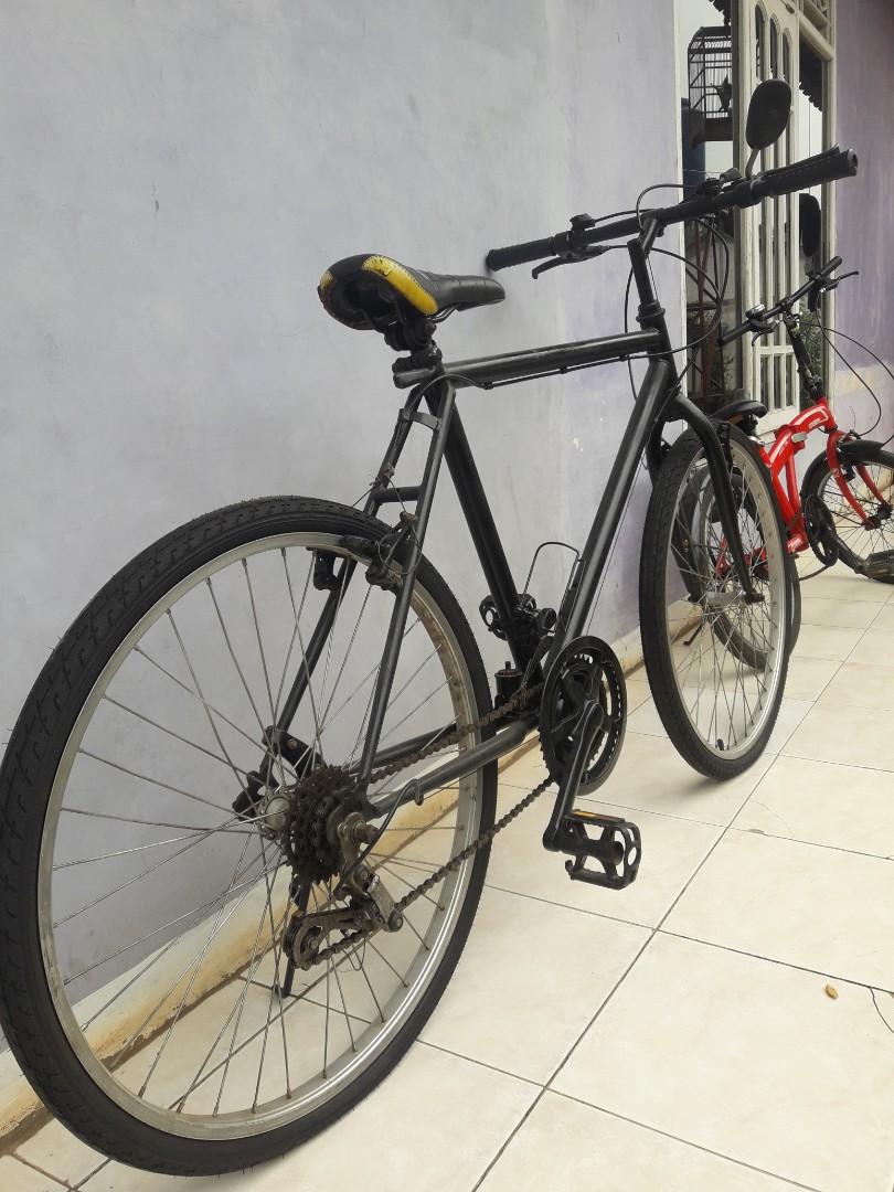 Sepeda jadul ukuran 26 merk mustang, Olah Raga, Sepeda di Carousell