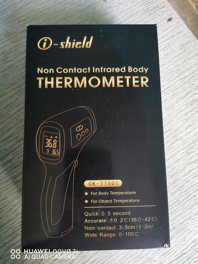 Shield thermometer, Health & Nutrition, Thermometers on Carousell