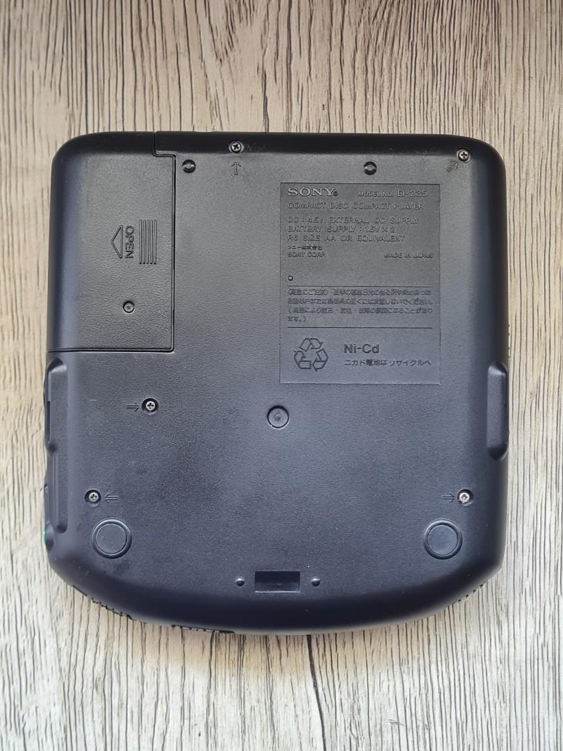 Sony D-235 Walkman Discman Portable CD Player, Audio, Portable Music ...