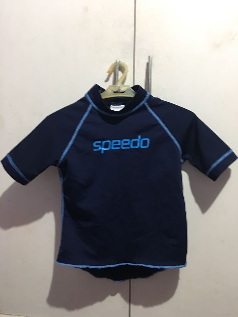 Speedo rash top for boys, Babies & Kids, Babies & Kids Fashion on Carousell