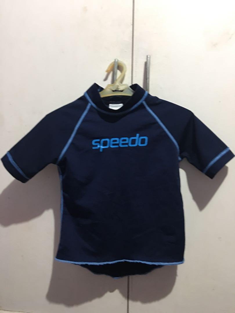 Speedo rash top for boys, Babies & Kids, Babies & Kids Fashion on Carousell