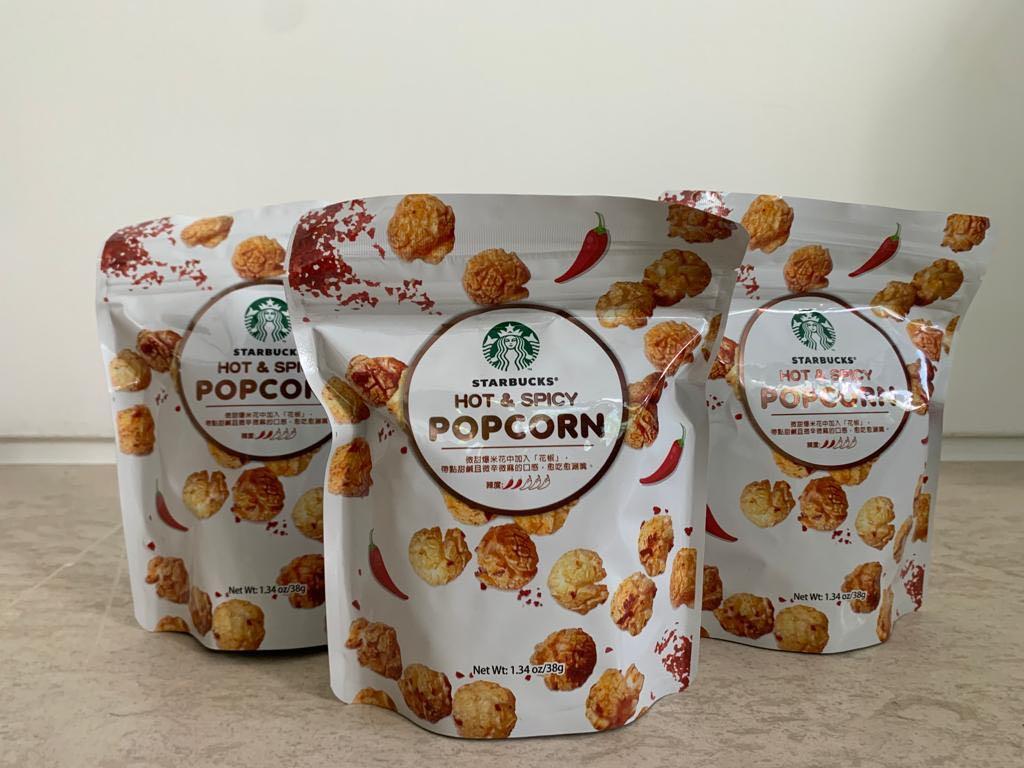 Taiwan Starbucks Popcorn (Hot & Spicy), Food & Drinks, Other Food ...