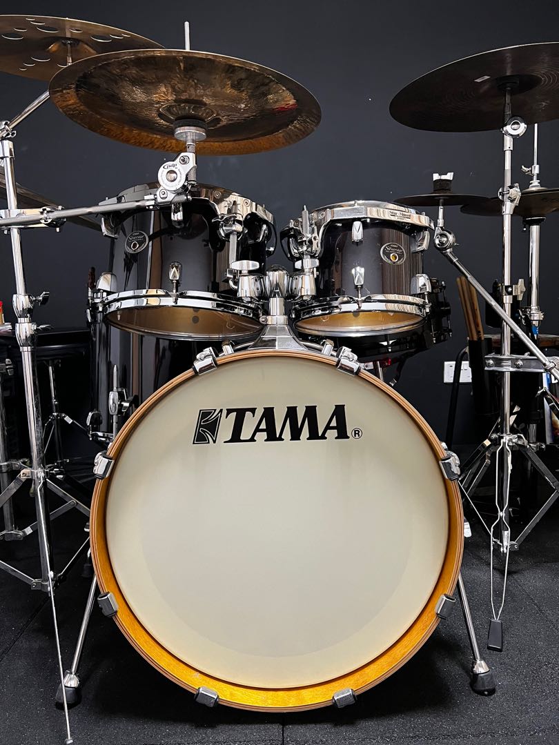 TAMA - Silverstar (Charcoal black) 5 piece drum kit, Hobbies & Toys ...