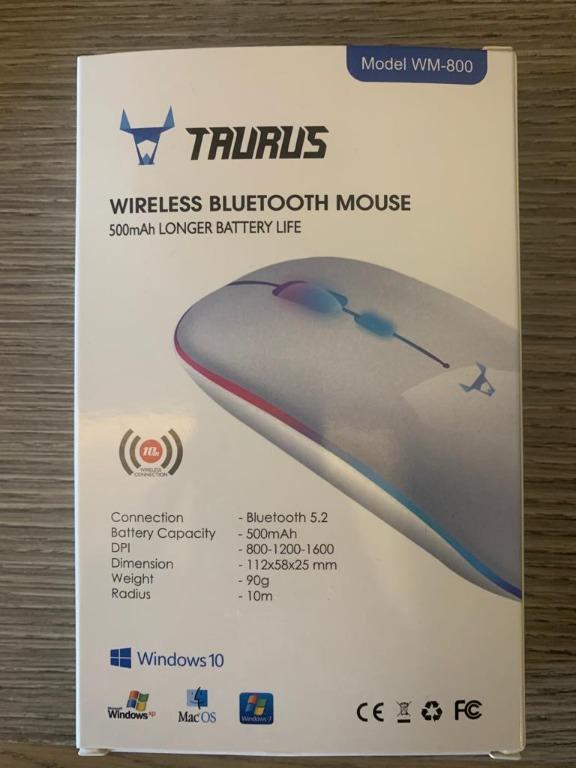 Taurus Wireless Bluetooth Mouse WM-800, Computers & Tech, Parts & Accessories, Mouse & Mousepads ...