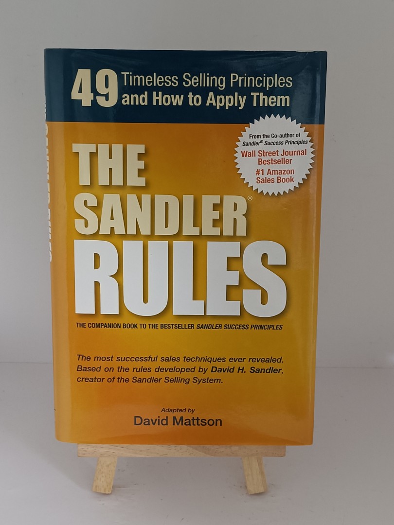 The Sandler Rules : 49 Timeless Selling Principles and How to Apply ...