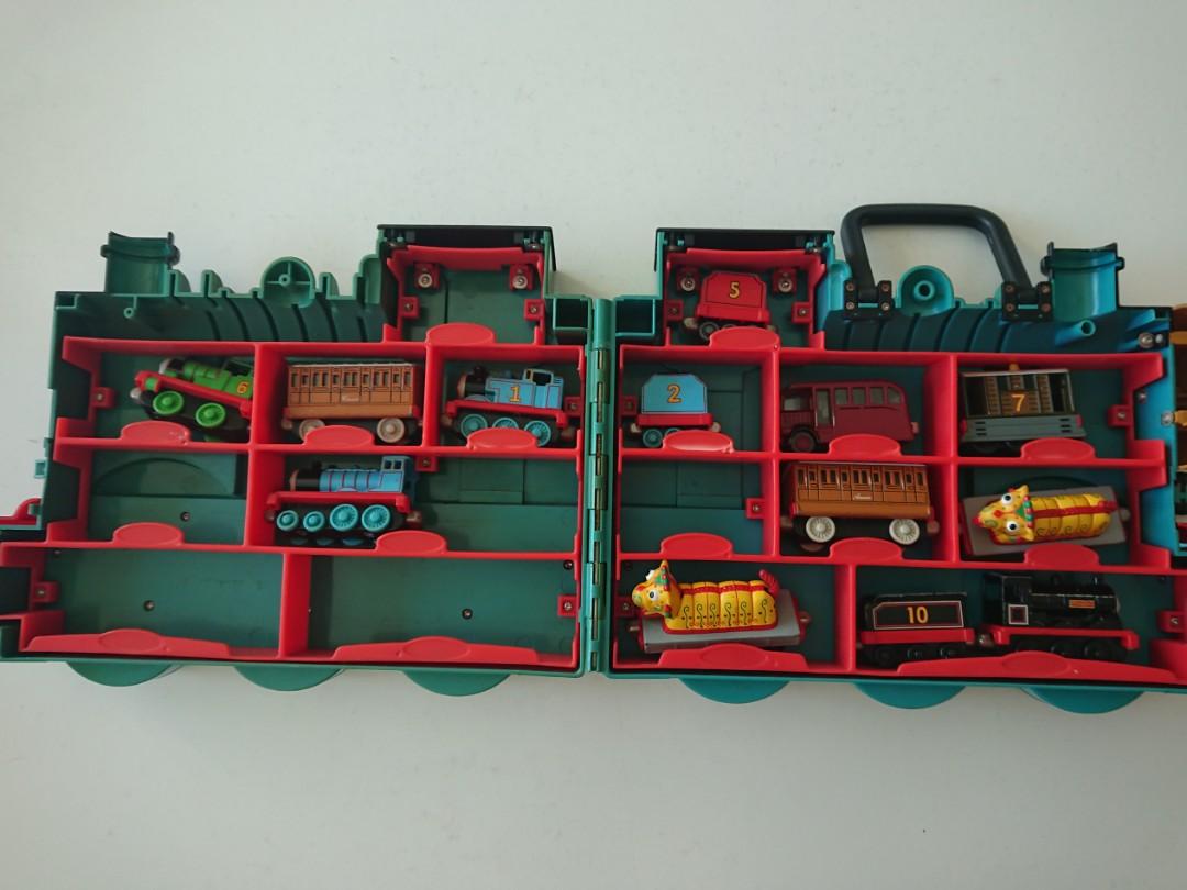Thomas and friends, various in carry case, Hobbies & Toys, Toys & Games ...