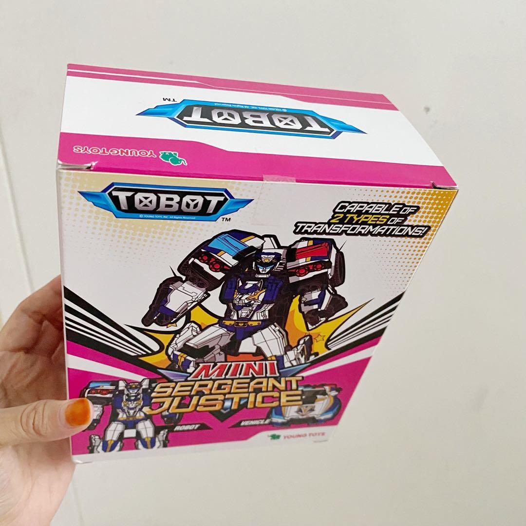 Tobot Mini Sergeant Justice, Hobbies & Toys, Toys & Games on Carousell
